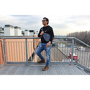 WATERFLY Sling Crossbody Chest Bag: Slim Anti-Theft Cross Body Bag Over Shoulder Backpack Stealth Side Pack Man Woman