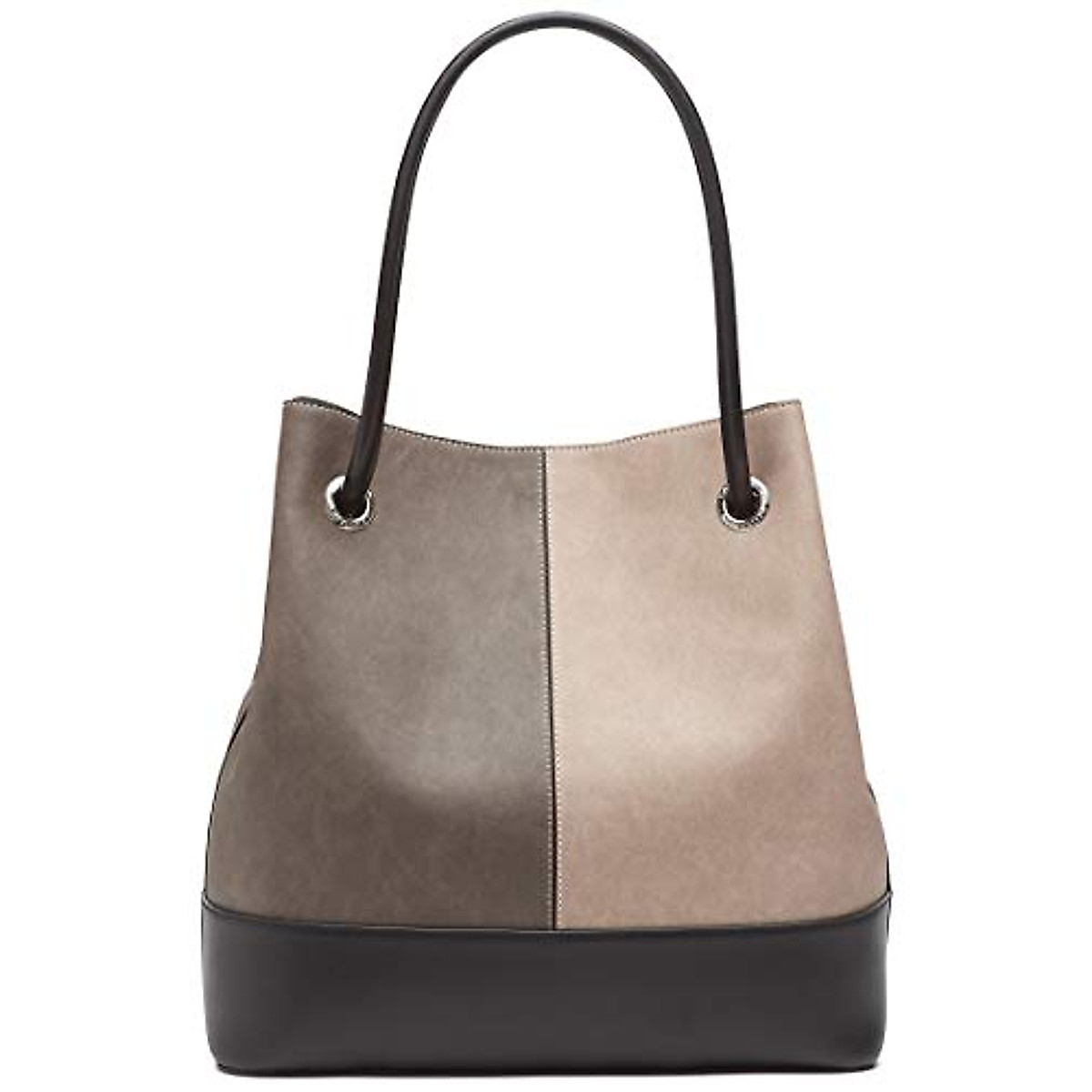 Calvin Klein Gabrianna Novelty North/South Key Item Tote, Grey Combo