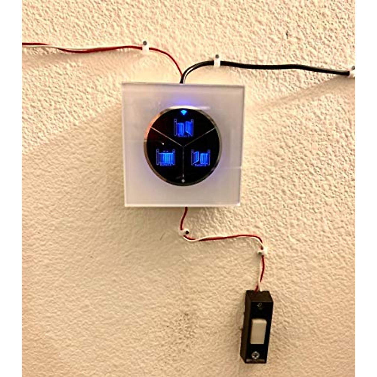 Wireless Garage Door Opener Remote WiFi Switch Universal Controlled by Smartphone for Automatic Gate Opener System (Without Door Sensor)
