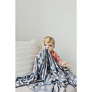 Copper Pearl Large Premium Knit Baby Swaddle Receiving Blanket Hope