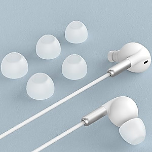 DUKABEL USB In-ear Headphones, USB PC Earbuds with Noise Cancellation for PC/PS4/PS5, White Gaming Earphone Headset with Microphone for Live Conference, Video Calls, Broadcasting, On-line Work