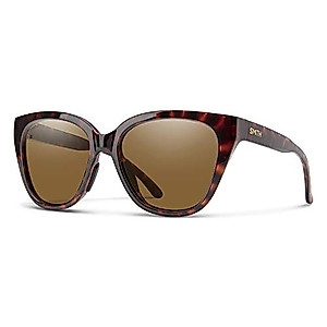 SMITH Era Sunglasses – Performance Sports Sunglasses for Cycling, Running, Baseball, Golf – for Men & Women – Tortoise + ChromaPop Polarized Brown