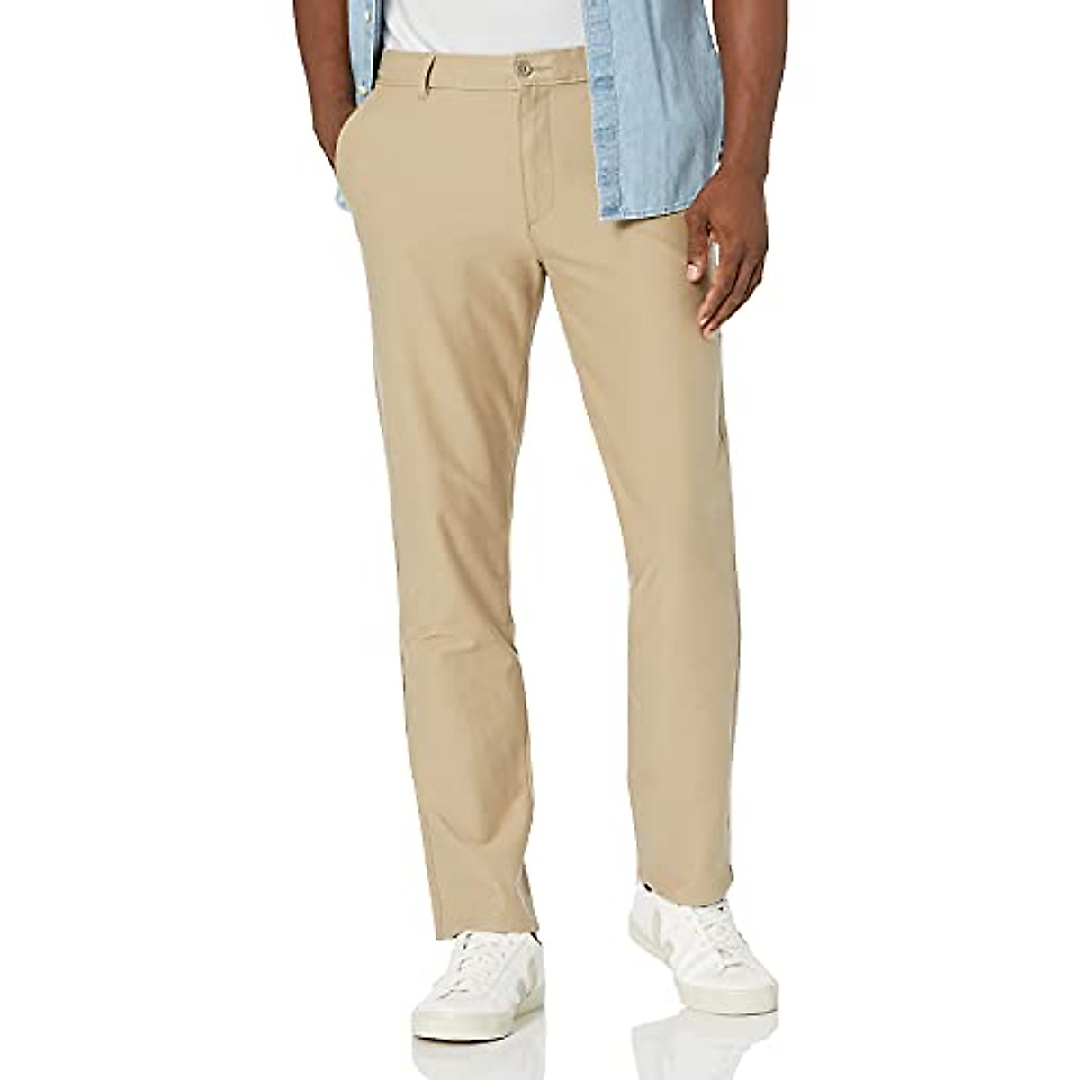 Dockers Men's Comfort Slim Fit Smart 360 Knit Pants, True Chino (Waterless), 32W x 32L