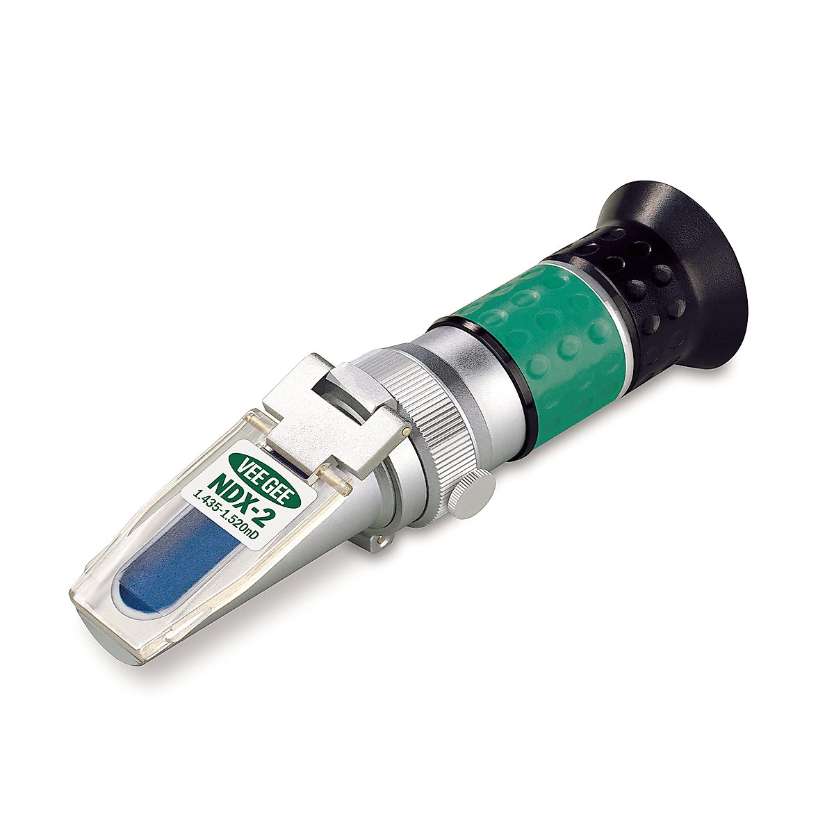 Vee Gee Scientific NDX-2 Handheld Refractometer, with Refractive Index Scale, 1.435-1.520, +/-0.001 Accuracy, 0.001 Resolution
