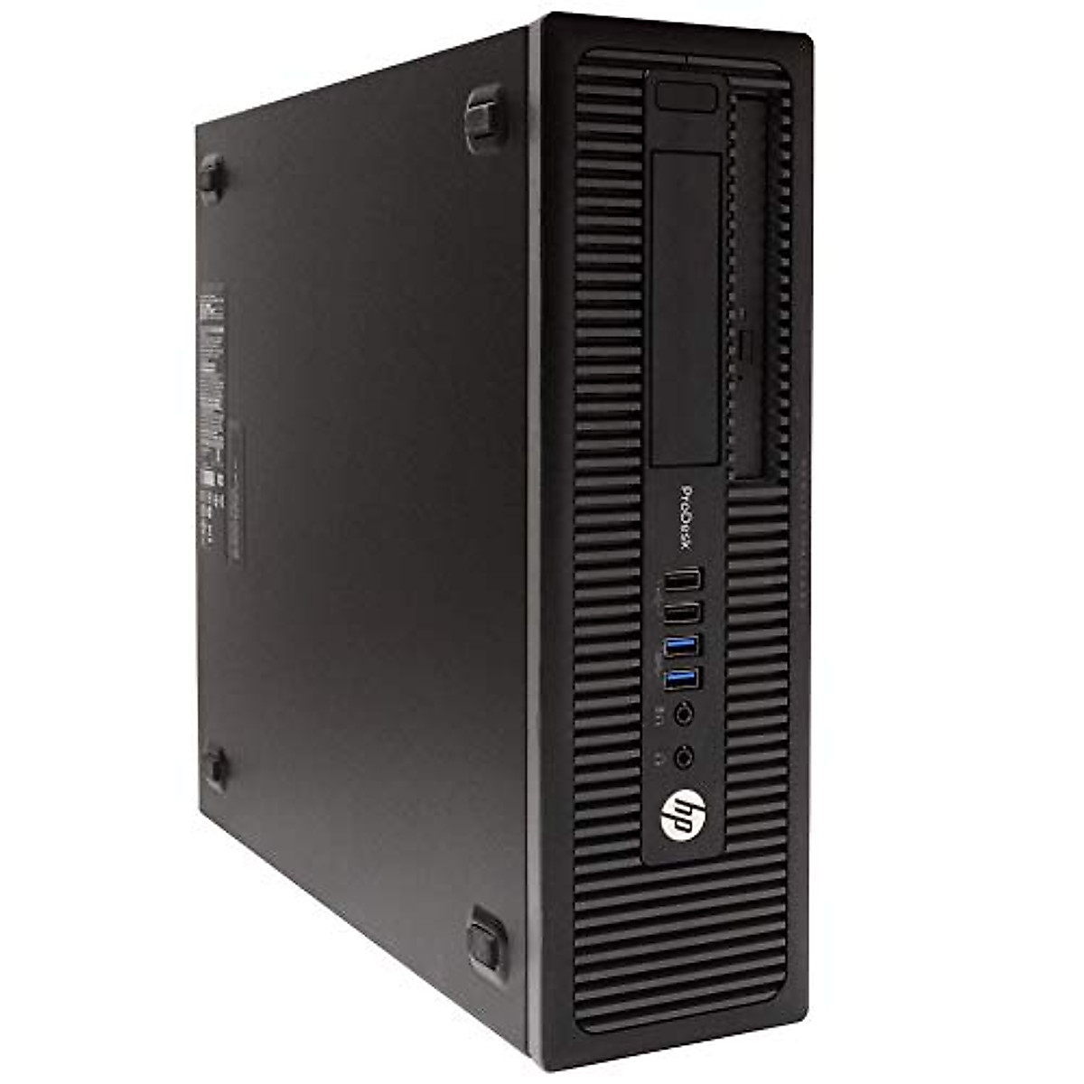 HP ProDesk 600G1 Desktop Computer PC, Intel i5 Quad Core Gen 4, 16GB DDR3 RAM, 4TB HDD Hard Drive, 1080p Webcam, New 23.6" FHD LED Monitor, RGB Keyboard and Mouse, Win 10 Pro (Renewed)