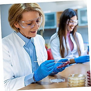 Healeved Prepoured Agar Plates 10pcs 7cm Agar Petri Dishes Science Experiment Supplies for Mushroom Cultivation and Science Fair Projects