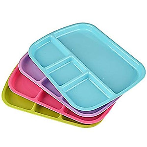 24 pc Kids Dinner Set by Mainstays, BPA free, Microwave/dishwasher safe, toddler snack/meals, mixed colors