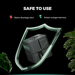 MARS HYDRO Plant Humidifier 5L,with Adjustable Humidity,Timer Function,Ultrasonic Precise and Silent Operation,No-Leak Seal for Grow Tent,Indoor Planting,Greenhouse,Bedroom