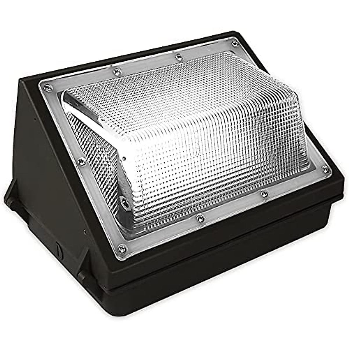 (4 Pack) LED Wall Pack Light, 100W 11000LM 5000K Daylight with Dusk-to-Dawn Sensor Wall Lights, 600-800W HPS/HID Equivalent Commercial and Industrial Outdoor LED Lights for Warehouses, Parking Lots