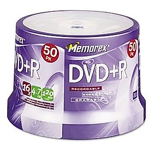 Imatn-Memorex Dvd+R Recordable Disc ,Dvd+R ,4.7Gb ,50/Spndl (Pack Of 4