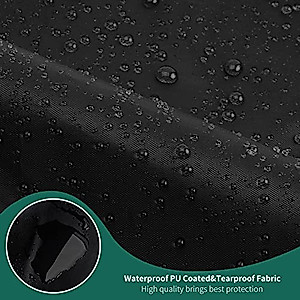 smdodddy Patio Furniture Covers, Waterproof Rectangular Patio Furniture Set Cover, Patio Covers 71" L x 47" W x 29" H Outdoor Sectional Sofa Set Covers, Outdoor Patio Table Covers Fit for 8-10 Seats