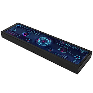 PC Sensor Panel Display Temperature Monitor, 8.8in USB Mini Screen, AIDA64 PC CPU GPU Data Monitor for Win RPi Linux, PC Temperature Display for PC ARGB Computer Case