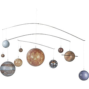 Solar System Mobile by Authentic Models, Educational Planets Model, Multicolor Space Decor for Baby, Kids, and Adults, Large Decoration for Astronomy and Science Enthusiasts, Easy to Hang and Assemble