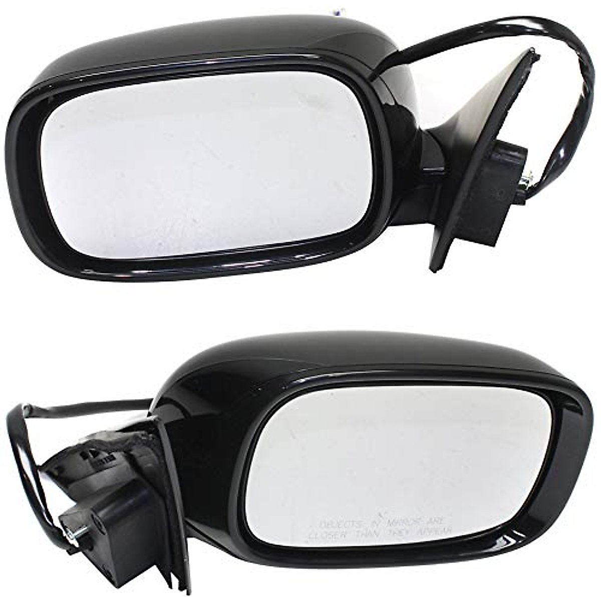 Kool Vue Driver & Passenger Side Power Heated Mirrors for Lexus LS430 2001-2006 Power Fold With Memory & Puddle Lamp Paintable