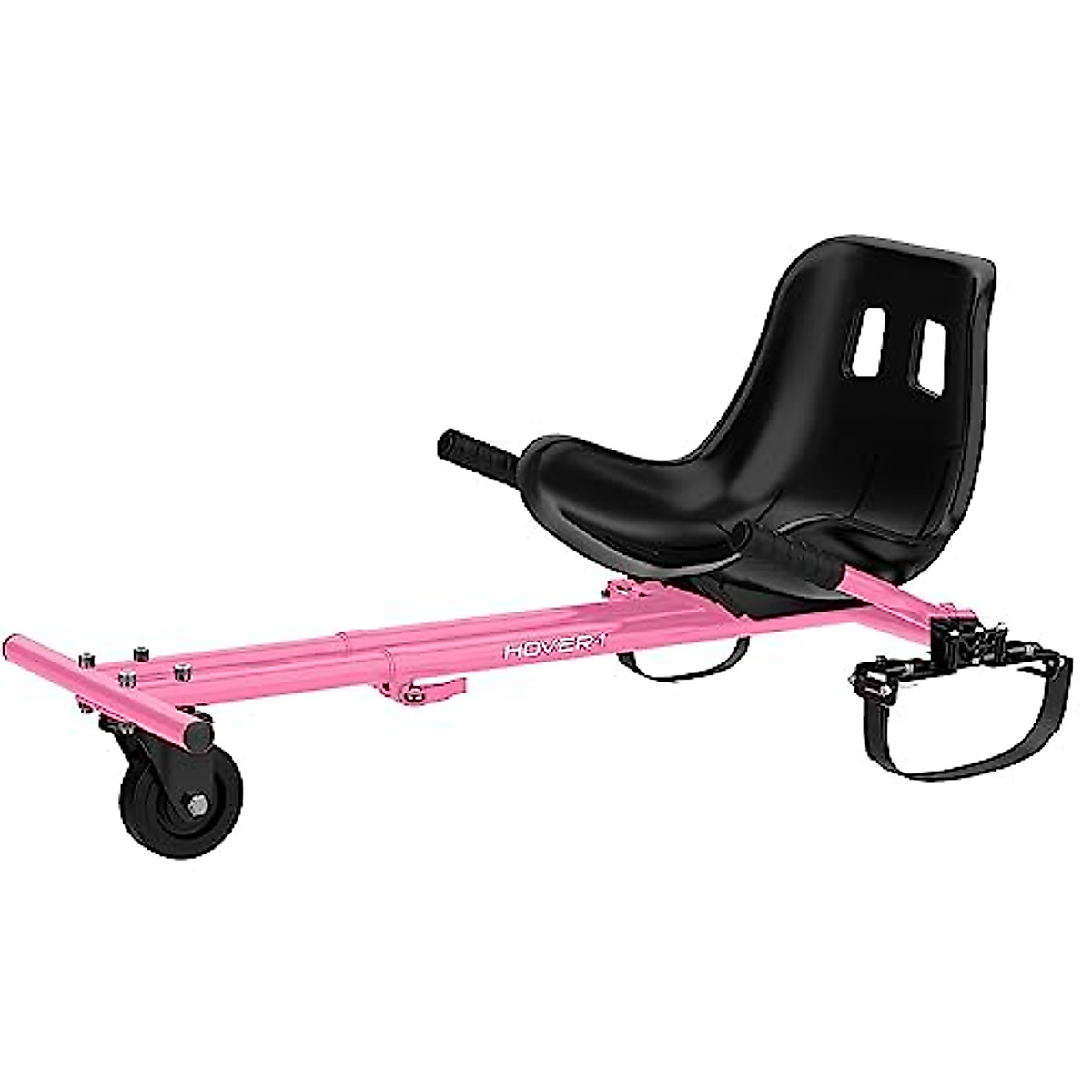Hover-1 Buggy Attachment | Compatible with All 6.5" & 8" Electric Hoverboards, Hand-Operated Rear Wheel Control, Adjustable Frame & Straps, Easy Assembly & Install