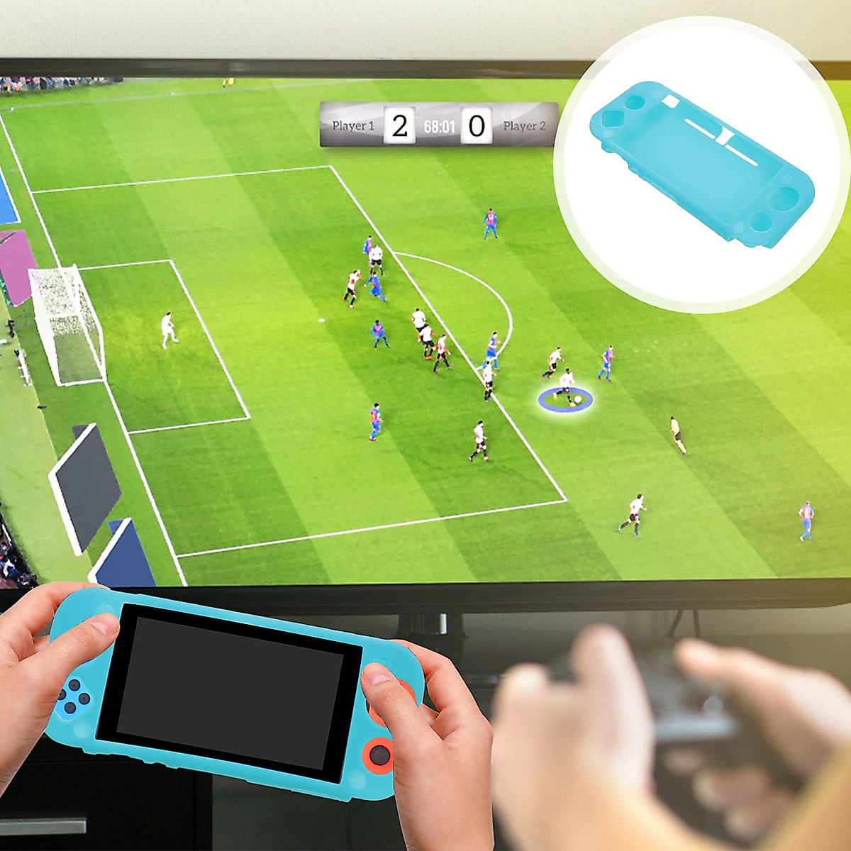 SOLUSTRE 1pc case Game Controller Cover game machine cover hand grips Game Controller Case game console bumpers handgrip game console cover protector one body lite