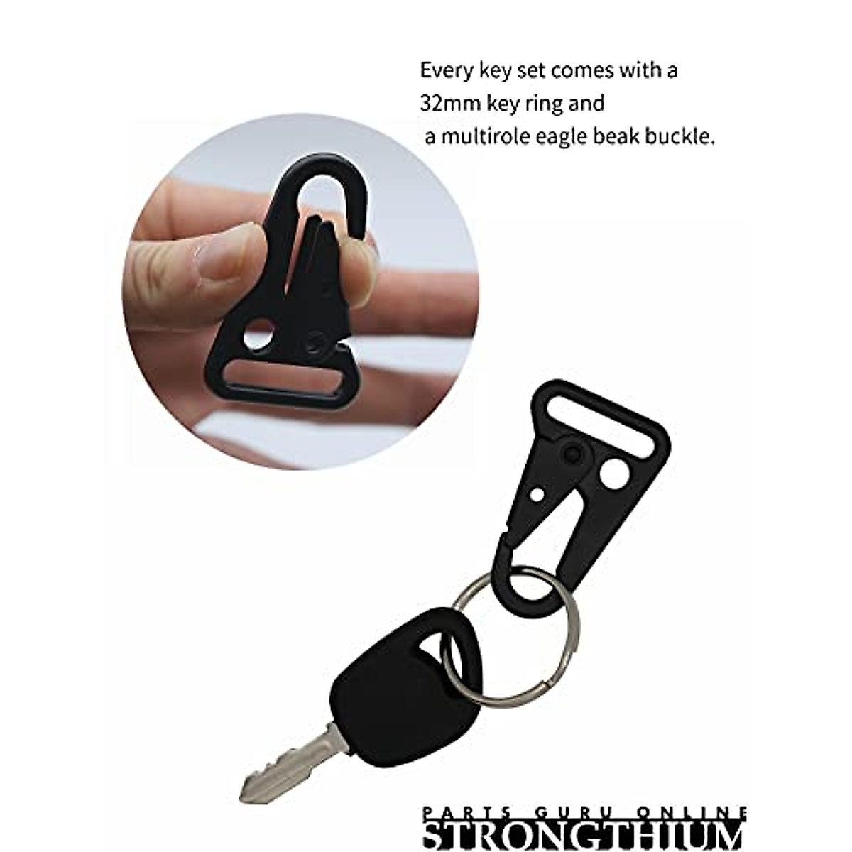 Strongthium 140403 Replacement Key for John Deere Craftsman Husqvarna Poulan Riding Mower Tractor GY20680