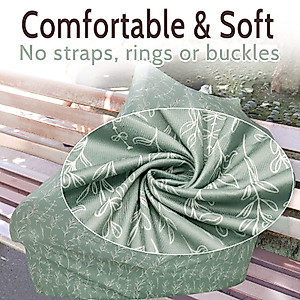 Bassinet Sheet, Jersey Cotton for Baby Boy/Girl, Baby Car Seat Cover Girls, Infant Carseat Canopy, Stretchy Multi- use Nursing Cover for Stroller/High Chair/Shopping Cart/Car Seat Canopies Green Sage