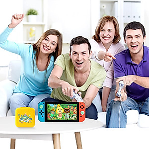 UFOPETIE Card Case for Nintendo Switch Game Card,Compatible with Nintendo Switch Case Animal Crossing Theme,Game Case for Animal Crossing Cards,for Switch Accessories Thumb Grip 2PCS