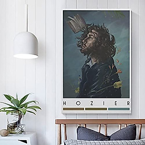 Hozier Poster Canvas Poster Bedroom Decoration Landscape Office Valentine's Birthday Gift Unframe-style12x18inch(30x45cm)
