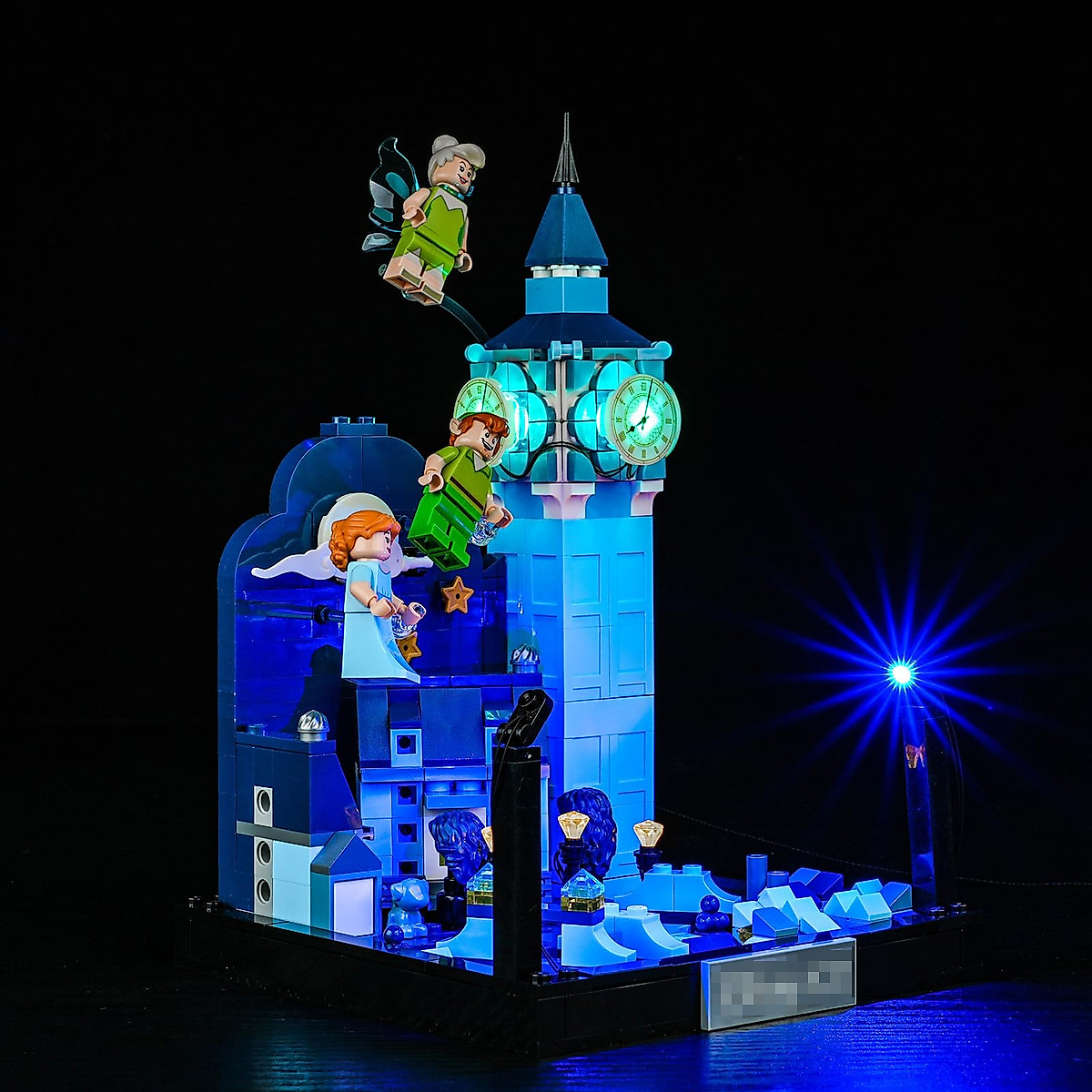 LocoLee LED Light Kit for Lego Peter Pan & Wendy's Flight Over London 43232, Creative Lighting Set Accessories Compatible with Lego 43232 Building Set (Lights Only, No Models)