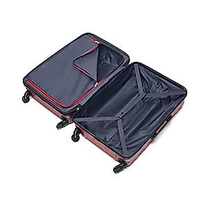 Tommy Hilfiger Lexington Upight Hard Suitcase, Red, 25"