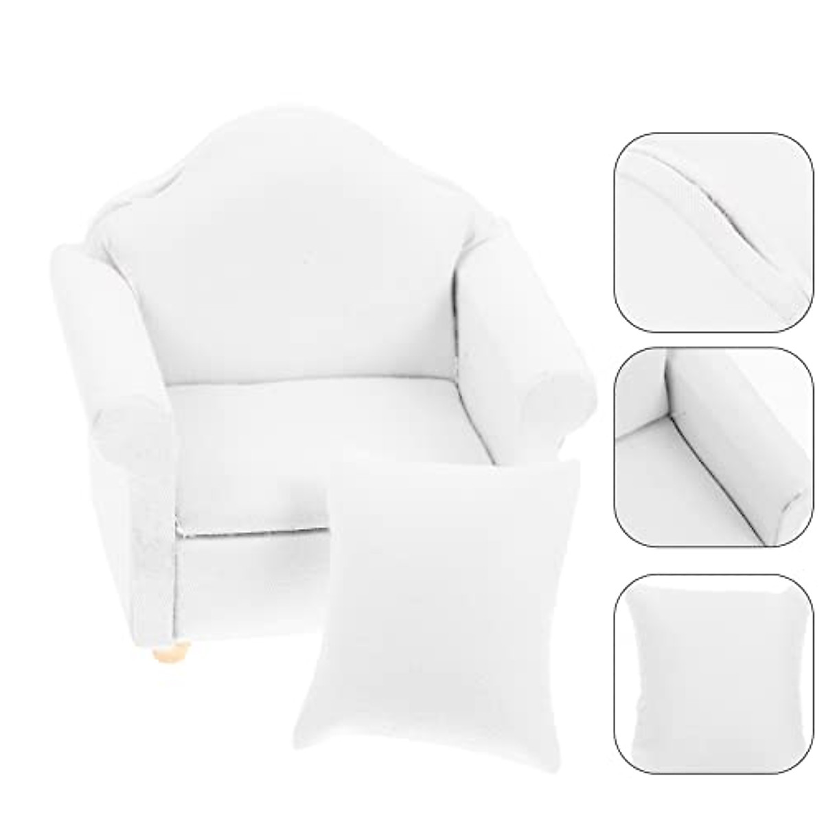 Ipetboom 1PC Hamster Mini Bed Warm Small Pets Animals House Bedding Cozy Nest Cage Accessories Lightweight Cotton Sofa for Dwarf Hamster