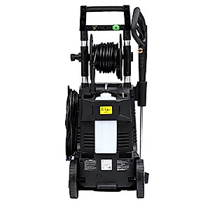 AR Blue Clean AR390SS Electric Pressure Washer-2000 PSI, 1.4 GPM, 14 Amps Quick Connect Accessories, Integrated Design, On Board Storage, Portable Pressure Washer, High Pressure, Car washer, Patio
