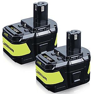 VINIDA 2Pack 18V 9.0Ah High Capacity Replacement for Ryobi 18V Battery Lithium P108 P105 P102 P103 P107 P109 P104 P122 Cordless Tools Battery Pack