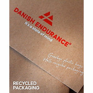 DANISH ENDURANCE Merino Wool Beanie for Men & Women, Knitted Winter Hat, White, One Size