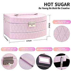 Hot Sugar Girls Makeup Kit for Birthday Gift, All in One Beginner Makeup Kit for Women Full Kit, Christmas Makeup Set for Teens 10 12 13 16 Includes Real Cosmetics and Makeup Tools (PINK)