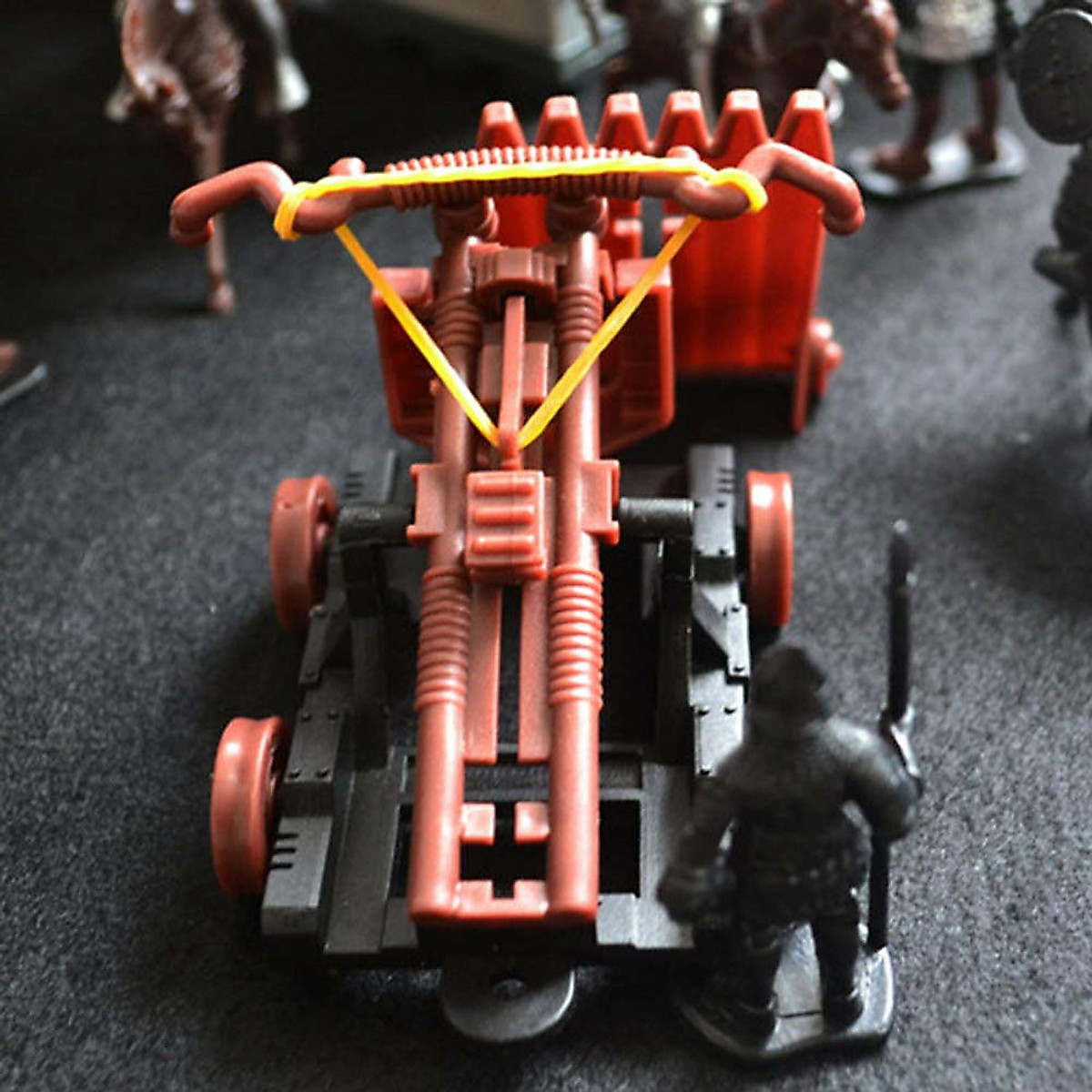 Medieval Castle Toy, Castles Knights Soldiers Model Kit Knight Figures Playset Fort Building Kit, DIY Assembled Castle Model Set, Playset Gifts(Type A)