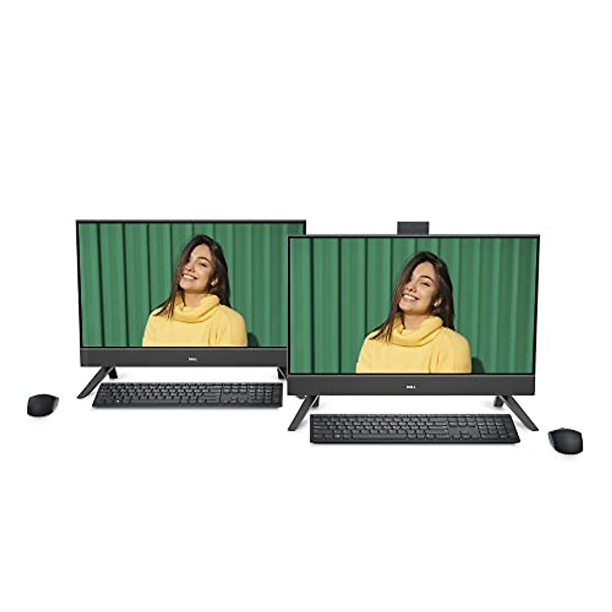 Dell Inspiron 5415 All in One - 23.8-inch FHD (1920 x 1080) Non-Touch Display, AMD Ryzen 5 5625U, 8GB DDR4 RAM, 256GB SSD, AMD Radeon Graphics, MediaTek Wi-Fi 6, Windows 11 Home - Black