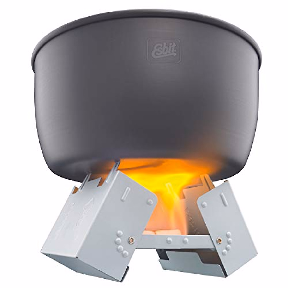 Esbit Large Ultralight Folding Pocket Stove with 12/14gm Solid Fuel Tablets