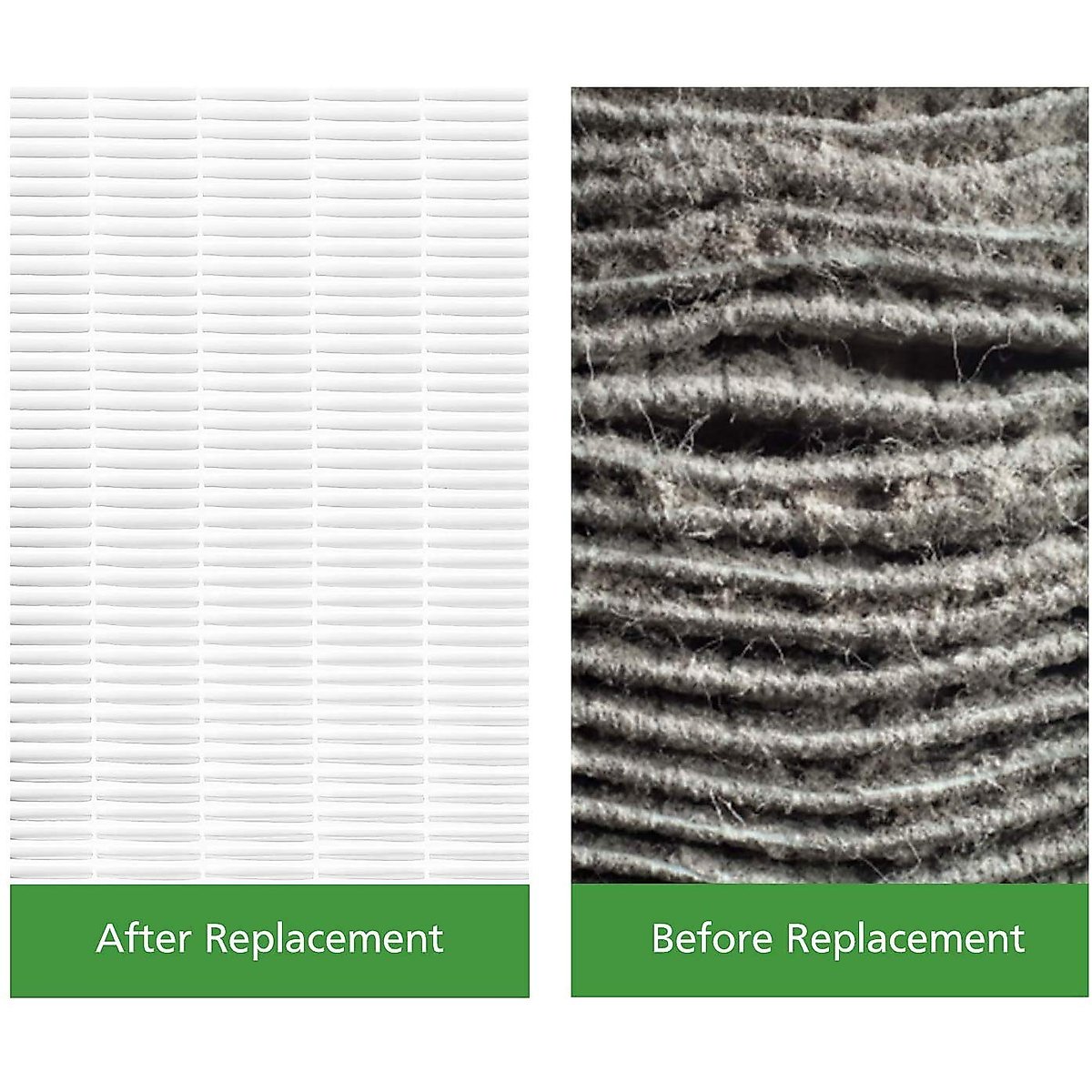 LV-PUR131 Replacement Filters Compatible with LEVOIT Air Purifier Models LV-PUR131s and LV-PUR13, LV-PUR131-RF, 2 Pack True HEPA and Activated Carbon Filters