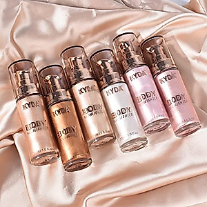 KYDA Body Luminizer, Waterproof Moisturizing and Glow For Face & Body, Radiance All In One Makeup, Face Body Glow Illuminator, Body Highlighter 1fl.oz.-103 Glistening Bronze