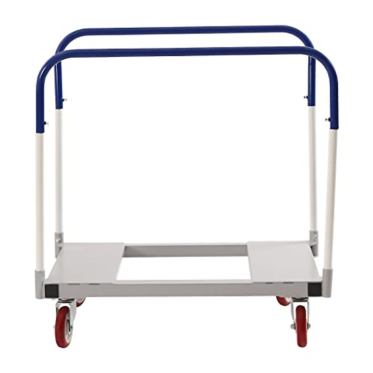 Steel Panel Truck, 1500LBS Panel Dolly Cart with 5" Swivel Casters and Steel Frame, Heavy Duty Platform Truck Cart for Factory Warehouses, Garage, Workshop