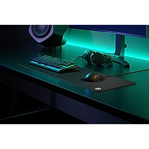 SteelSeries QcK Gaming Mouse Pad - XL Stitched Edge Cloth - Extra Durable - Sized to Cover Desks