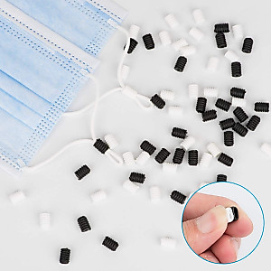 Mask Adjuster Elastic Cord Stopper 100 Pcs