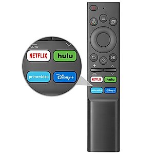 Universal Replacement Remote for Samsung-TV-Remote, Compatible All Samsung Frame Serif Crystal UHD Neo QLED OLED 4K 8K Smart TVs Monitors G65B G7 G70B G85SB M70B M8 S55BG97