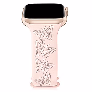 Aopigavi Engraved Designer Sport Bands Compatible with Apple Watch Bands 42mm 44mm 38mm 41mm 40mm 45mm 49mm, Soft Waterproof Silicone Strap Wristband for iwatch Ultra/SE Series 8/7/6/5/4/3/2/1