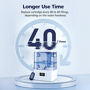 Demineralization Cartridge for HoMedics Ultrasonic Humidifiers, 12-Pack Decalcification Cartridges Filter Replacement, Filters Mineral Deposits Calcium, Prevents Hard Water Build-Up, Purifies Water