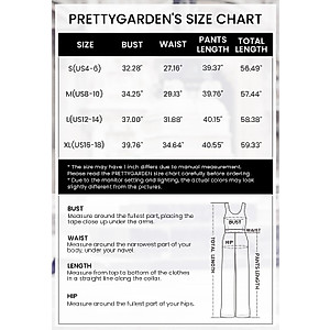 PRETTYGARDEN Women’s Summer Sleeveless Tank Jumpsuits High Waist Low Cut Casual Scoop Neck Fit And Flare Long Pants Rompers(Black, Large)