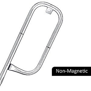 Outspark BBQ Parts Grill Burner, Gas Barbeque Accessories for Weber Q100 Q120 Q1000, Q1200, Baby Q Grill, Stainless Steel, 1 Pack 17 inch