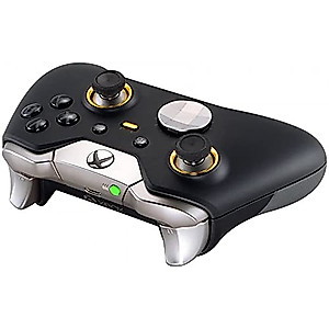 2PCS Thumbstick Accent Rings for Xbox One Elite Controller Replacement (Gold)