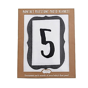 Mud Pie Monthly Milestone Blanket Photo Prop Set