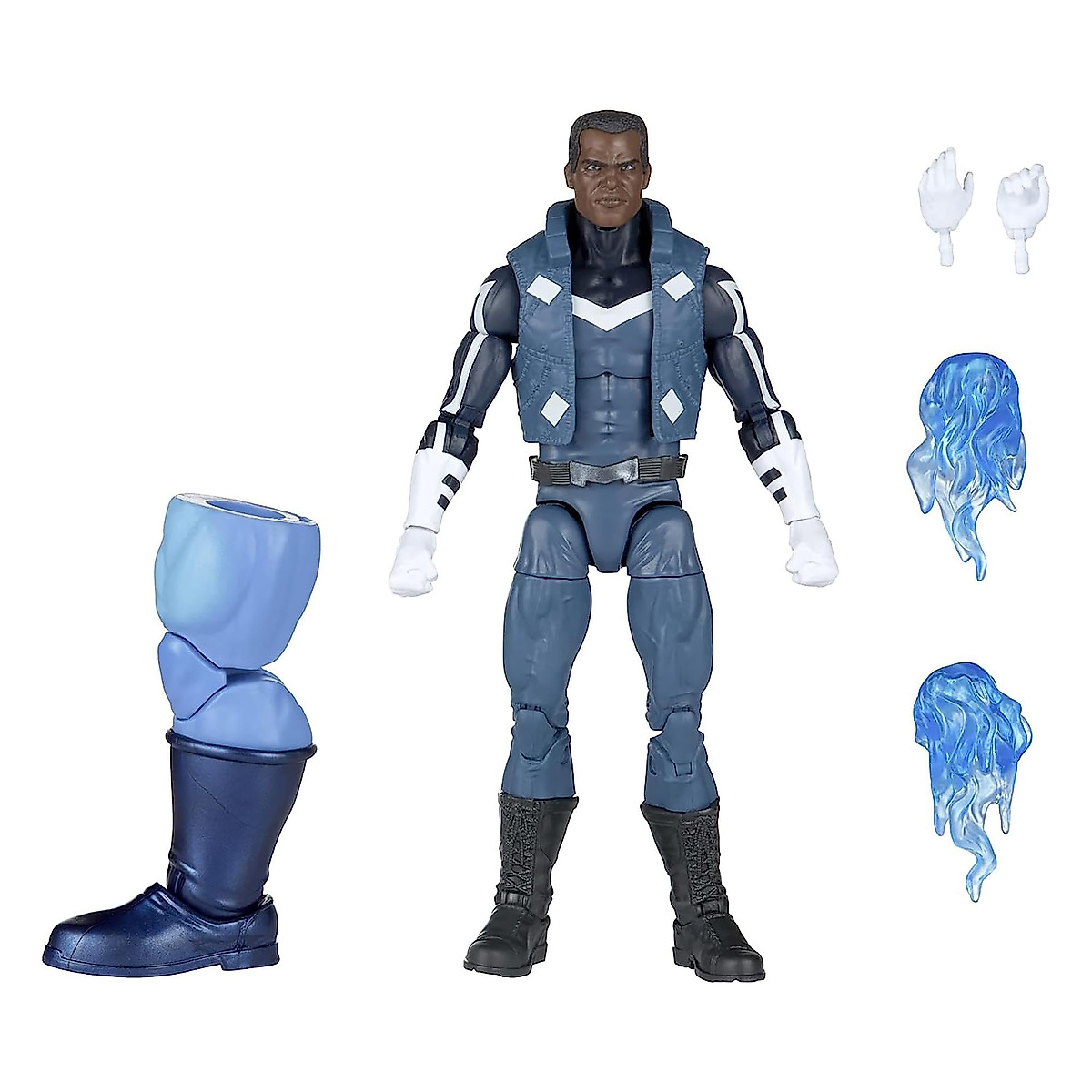 Marvel Legends Series Blue Ultimates Costume Action Figure 6-inch Collectible Toy, 4 Accessories, 1 Build-A-Figure Part