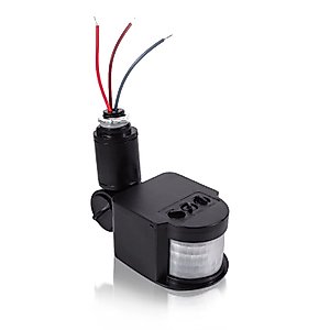 LED Infrared Sensor Head,Outdoor Security Infrared Sensor Motion Detector,180°Pir Sensor,Suitable for Corridors,Garages,Shops,Etc. 90~250V