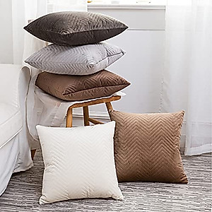 Gloppie Throw Pillow Covers Couch Pillows Cover 18x18 Bedroom Pillow Case Decorative Pillow Case Cushion Covers for Sofa Bed Office Living Room Modern Room Decor Yellow