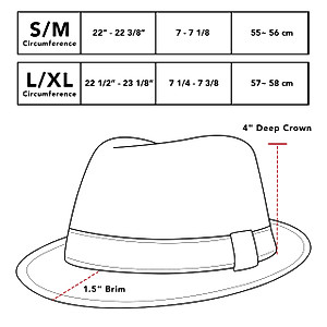 The Hat Depot Light Weight Classic Soft Cool Mesh Crushable Fedora hat (L/XL, White)